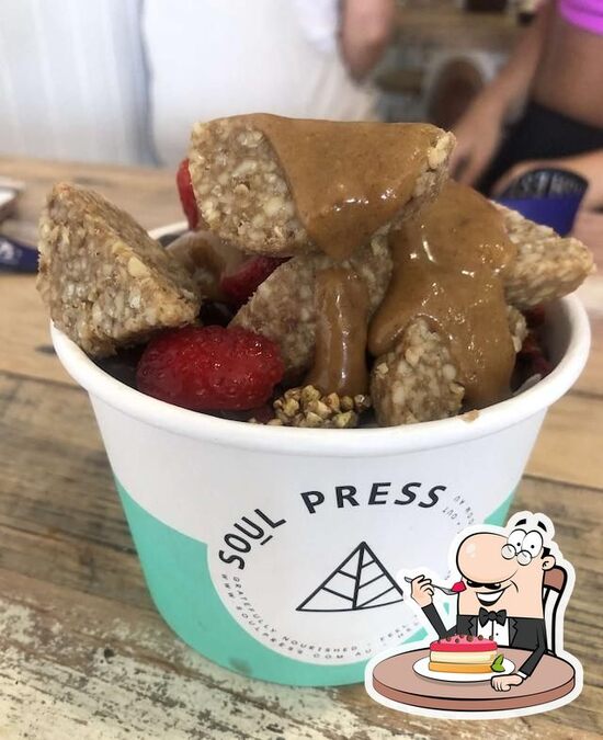 Menu at Soul Press cafe, Brighton