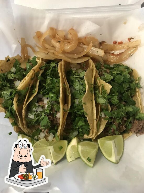 Menu at Tacos Los Regios restaurant, Seven Points