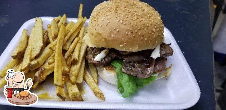Menu at Danny s burger s restaurant, Orizaba