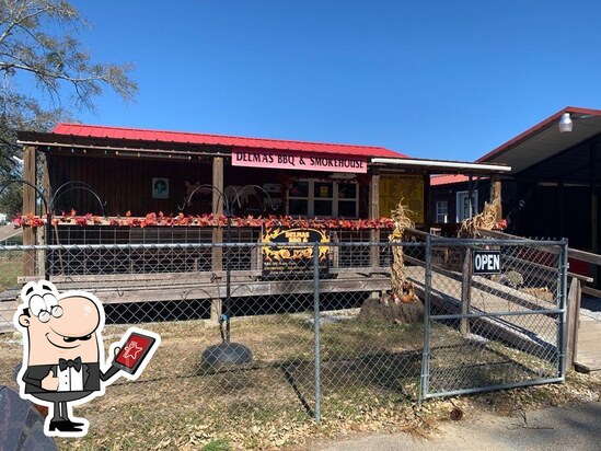 Menu at Delmas BBQ, Hurley, MS-613