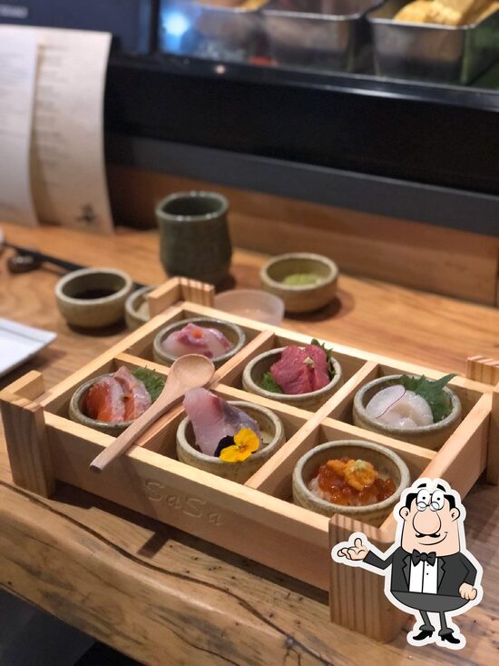 Menu at Sasa Japanese Restaurant, San Francisco