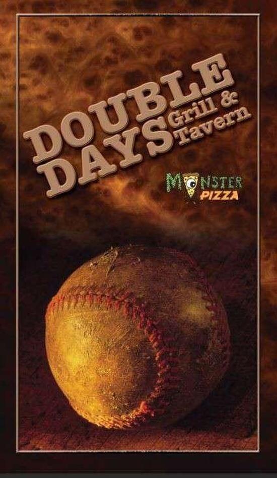 Menu at Monster Pizza restaurant, Dayton