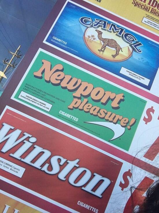 Menu at Speedway, Secaucus