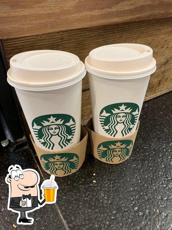 Menu at Starbucks cafe, Ramstein-Miesenbach