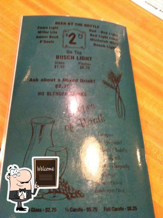 Menu at The Granary restaurant, Norfolk, 922 S 13th St