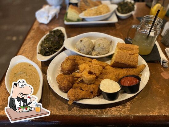 Menu at Croakers Spot restaurant, Norfolk