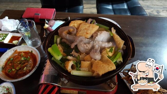 Menu at Olle restaurant, Busan, Jaesong-dong