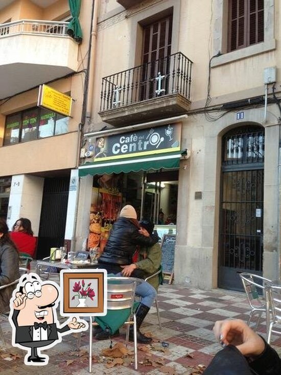 Menu at Café Centro, Barcelona, Plaça del Centre