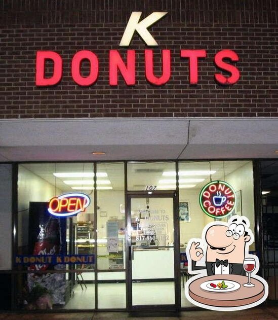 Menu at K Donuts, Arlington