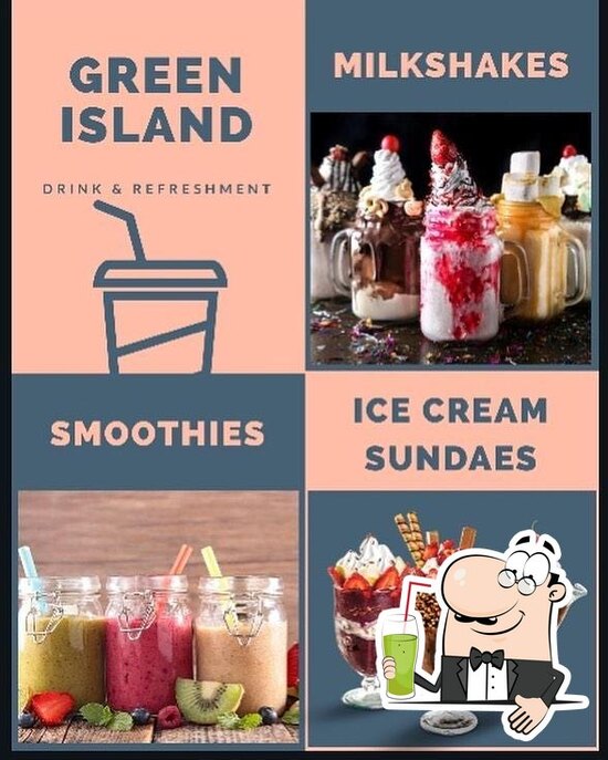 Menu at Green Island pub & bar, Dewsbury