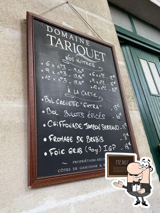 Menu at LE PITT restaurant, Arcachon
