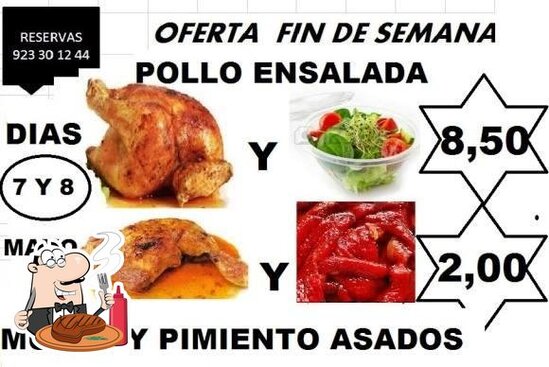 Menu at Osiris Asador Pollos pub & bar, Alba de Tormes