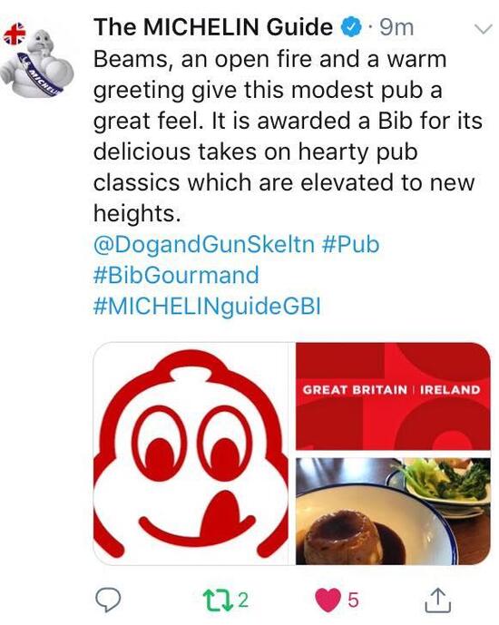 Menu at The Dog and Gun Inn pub & bar, Skelton