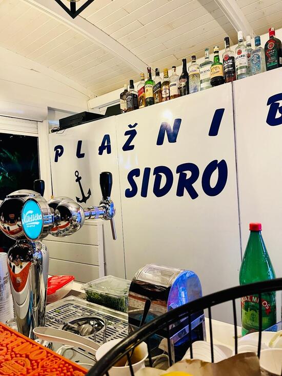 Speisekarte von Sidro Beach Bar, Budva