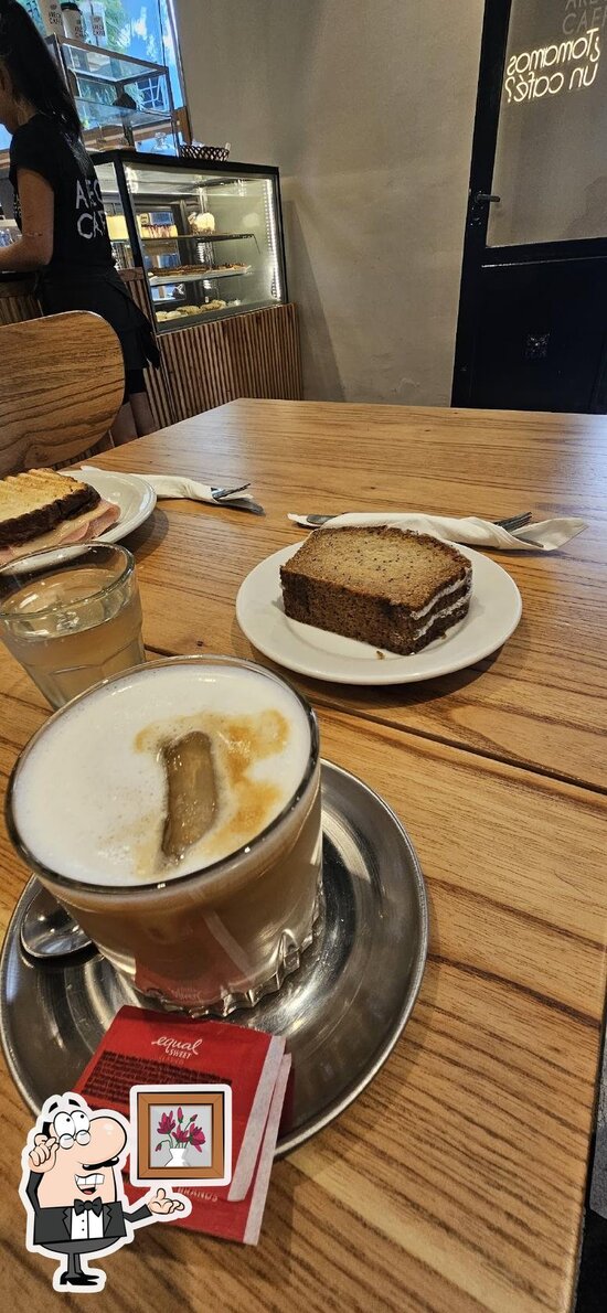 Menu at Areca Caffè cafe, Buenos Aires