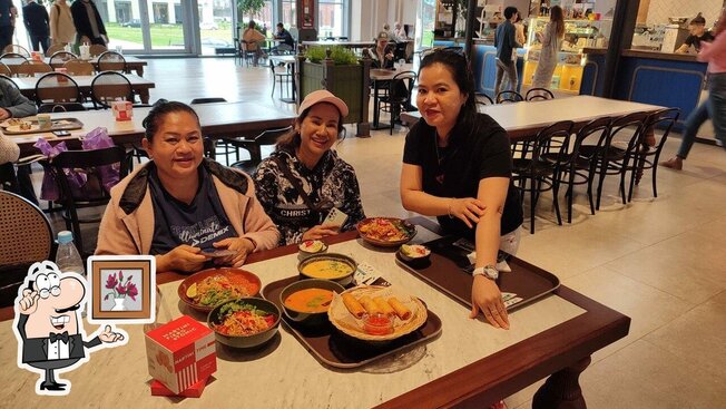 Menu at GThai restaurant, Saint Petersburg