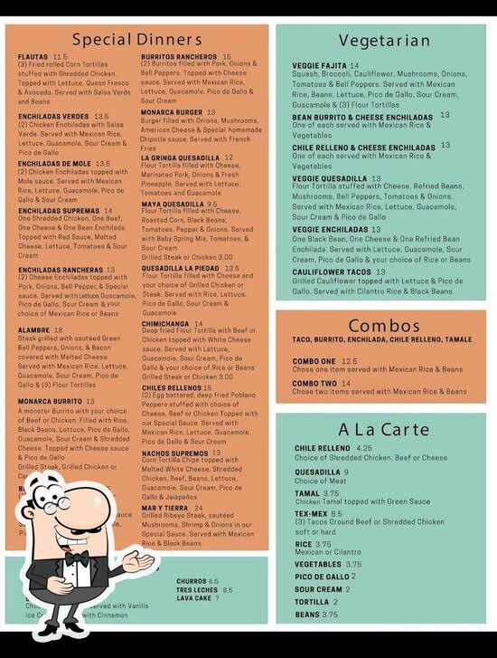 Monarca Mexican Cuisine & Tequila Bar in Ormond Beach - Restaurant menu ...