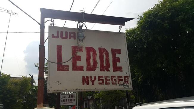 Menu at Ledre Ny. Seger restaurant, Padangan