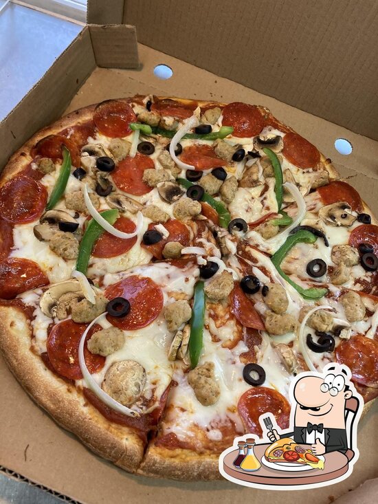 Menu at Pizza drive restaurant, Matamoros
