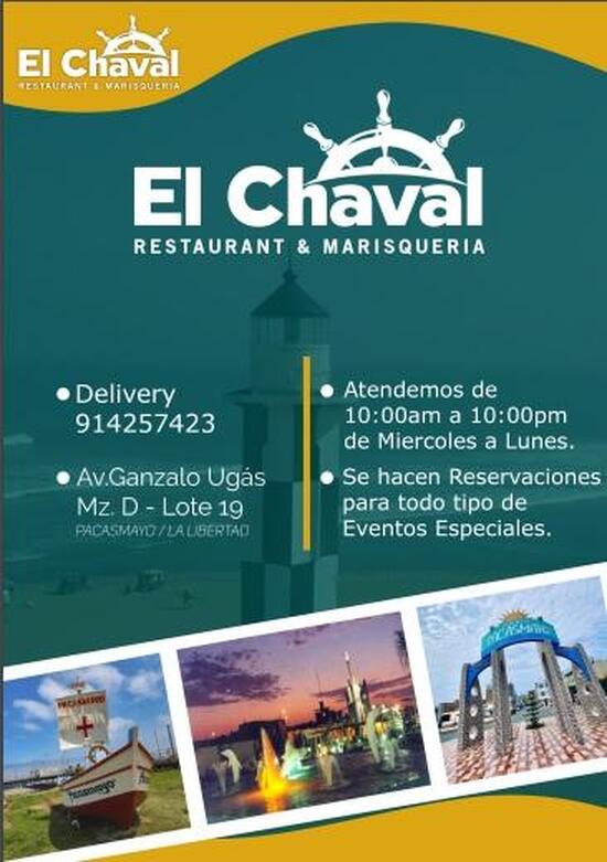 Carta del restaurante EL CHAVAL, Pacasmayo