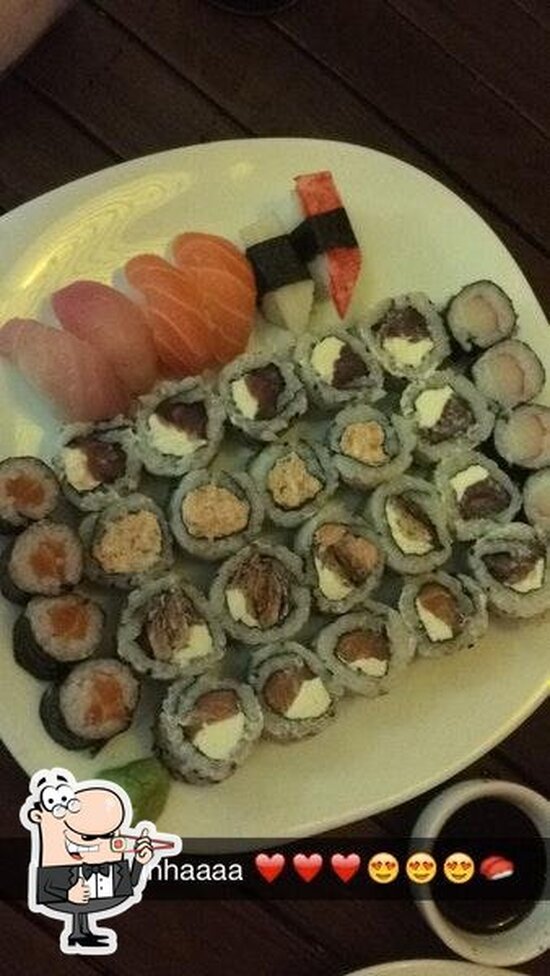 Menu at Emperor Sushi restaurant, Florianópolis