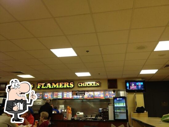 Menu at Flamers restaurant, Baltimore