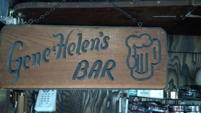 Menu at Gene & Helen's Bar, Potter, 375 Main St