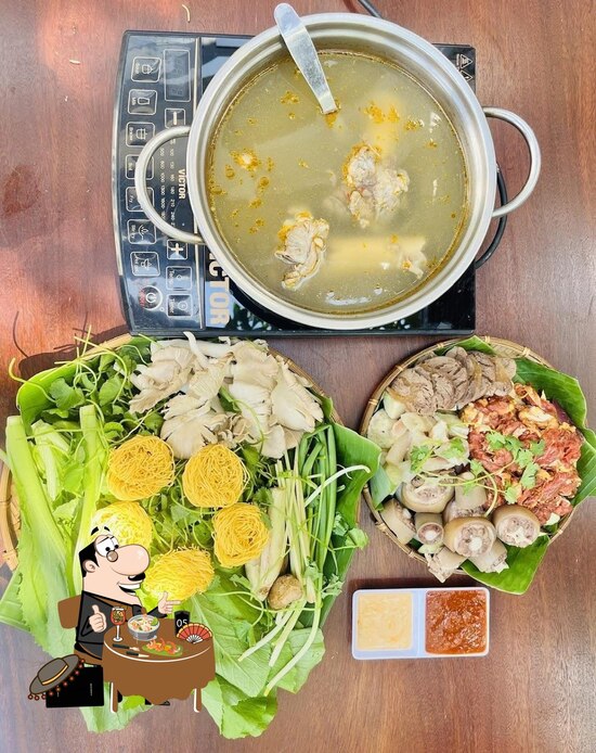 Menu at Lẩu Bò Sa Tế Chú Đức restaurant, Ho Chi Minh City