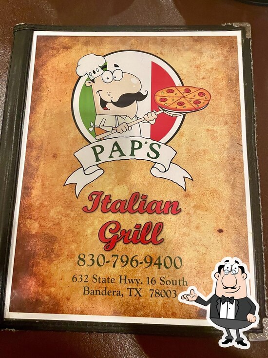 Pap's Italian Grill, Bandera - Restaurant menu, prices and reviews