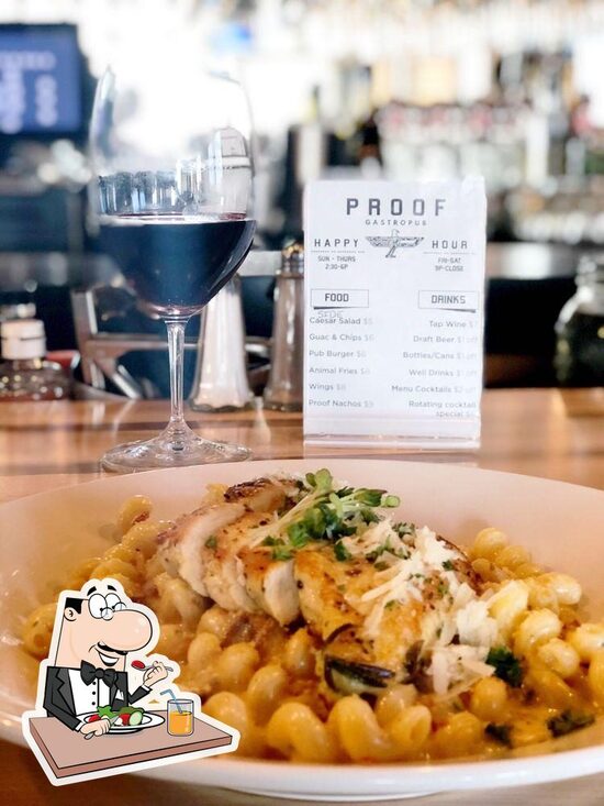 Menu at Proof pub & bar, Kennewick