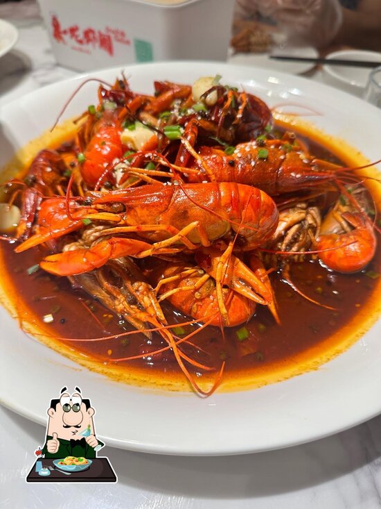 Menu at Long Xia Ge restaurant, Bangkok