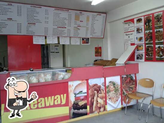Menu at Golden Key Takeaways restaurant, Auckland