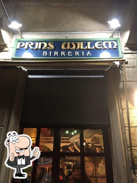Menu da Prins Willem Pub, Barasso