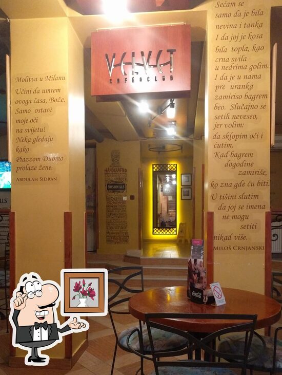 Velvet, Čačak - Restaurant menu, prices and reviews