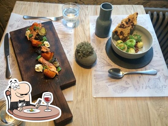 Menu at Bjorn restaurant, Moscow
