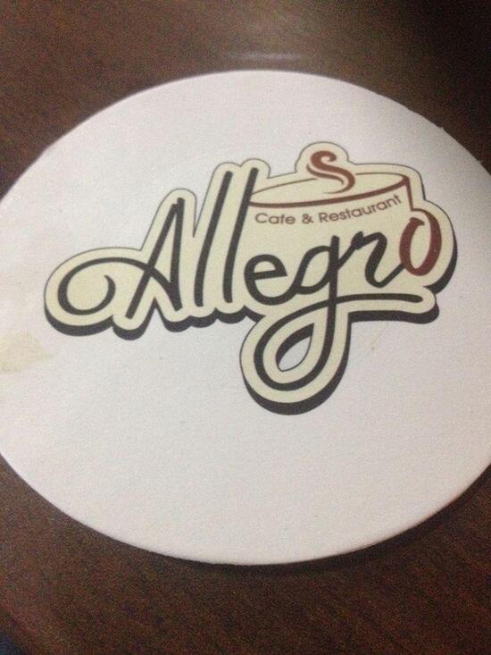Menu at Allegro cafe&restaurant, Giza