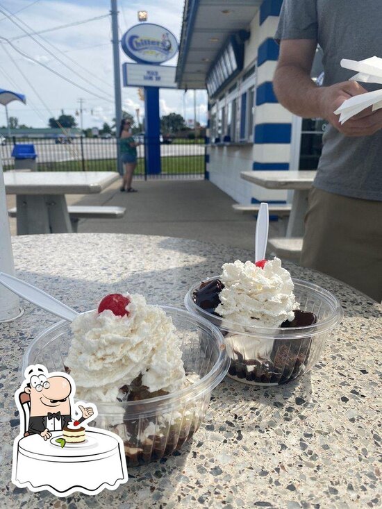 Carta del postres Chillers Ice Cream, Sellersburg, County Rd 311