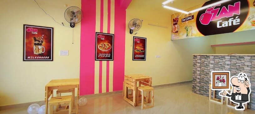 Menu at Zan Cafe, Tiruvannamalai