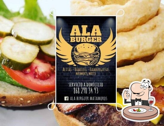 Carta del restaurante Ala Burger Matamoros, Matamoros