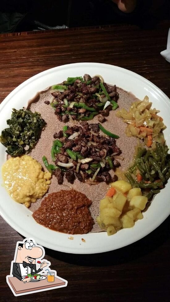 Menu at Addis Ethiopian Restaurant, Richmond
