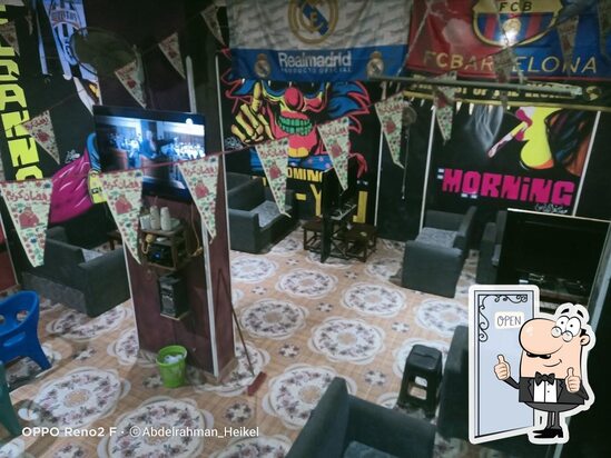 Menu at Sniper cafe & playstation, Egypt