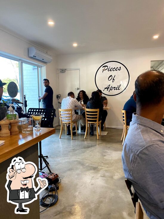 Menu at Pieces of April Cafe, Mount Waverley