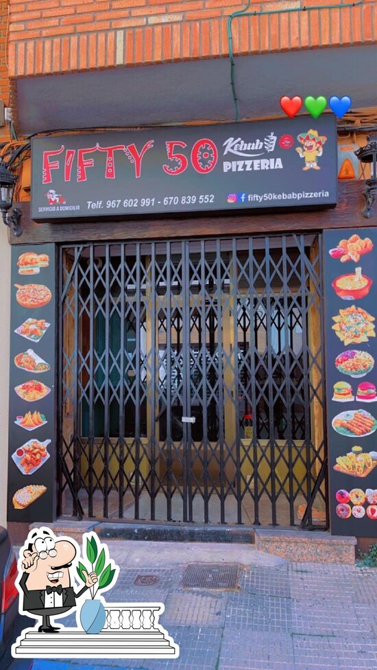 Fifty 50 Kebab Pizzería, La Roda - Menú del restaurante, precios y reseñas