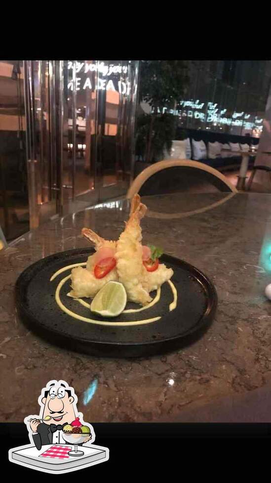 Menu at Qwerty restaurant, Dubai, 35Q2+WW6 Media One Hotel