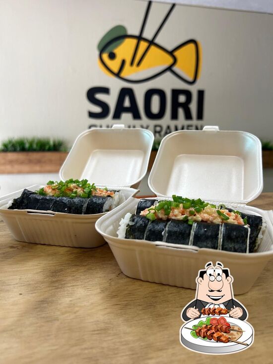 Menu at Saori Sushi y Ramen restaurant, Guadalajara