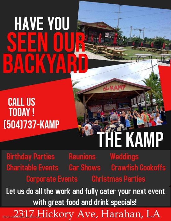 Menu at The Kamp pub & bar, Harahan
