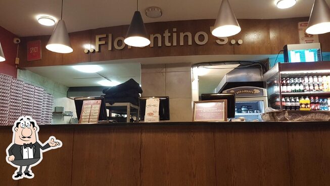 Menu at Florentino's pizzeria, Gainsborough