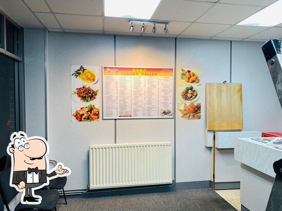 Menu at Golden Valley fast food, Wolverhampton
