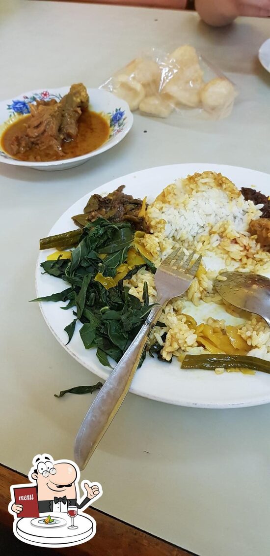 Menu at Rumah Makan Rizky Minang restaurant, Central Jakarta, Jl ...