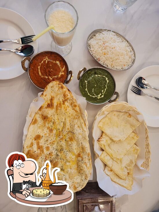 Menu at Naan Curry Indian Restaurant, South Korea